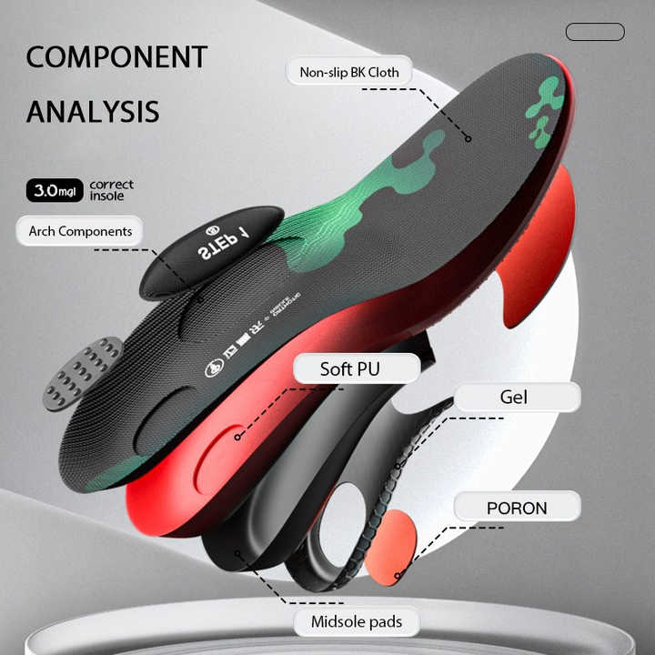 4-piece Adjustable Arch Support Insoles - Prevent Pain