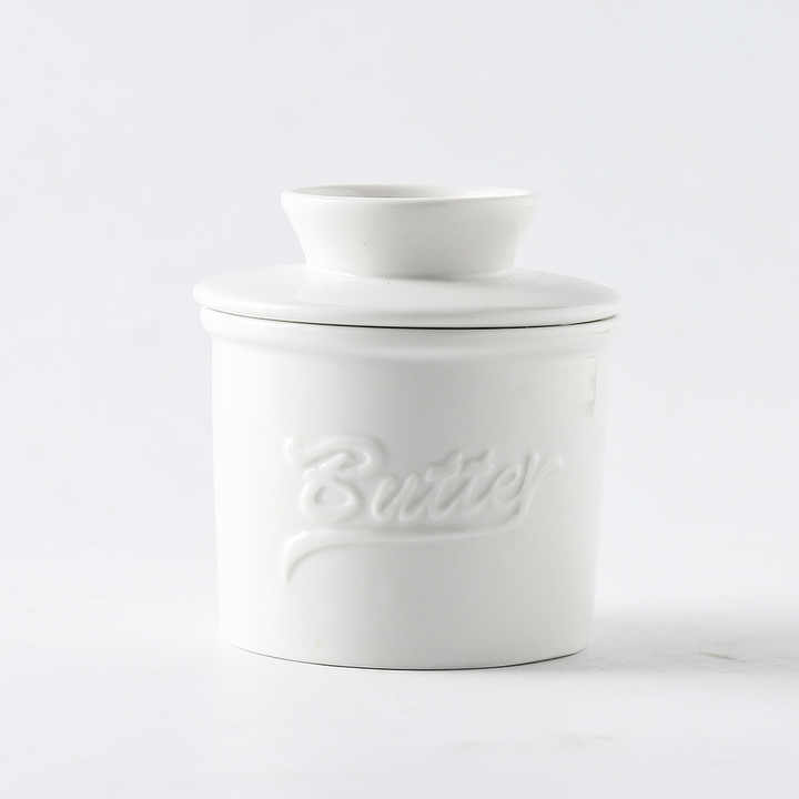 Ceramic Cheese Dishes & French Butter Dish with Lid