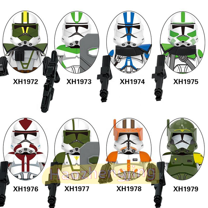 X0345 New Star Clone Trooper War Arc Commander Rex Wars New Mini Figure ...