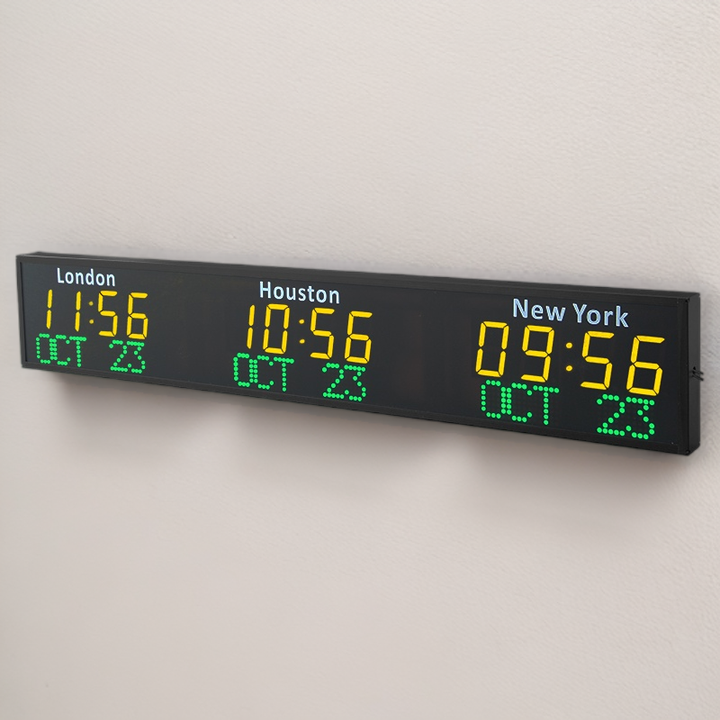 CHEETIE CP35 Blue Red Green Precision LED Display 5 Cities Digital ...