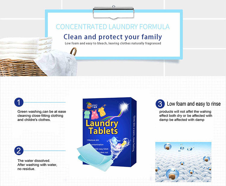 Eco-Friendly Washing Machine Cleaning Sheets - Biodegradable Laundry ...