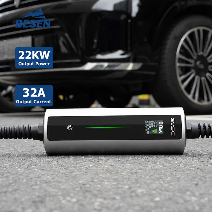 22kw Portable Ev Charger - Fast Car Charging with APP Control