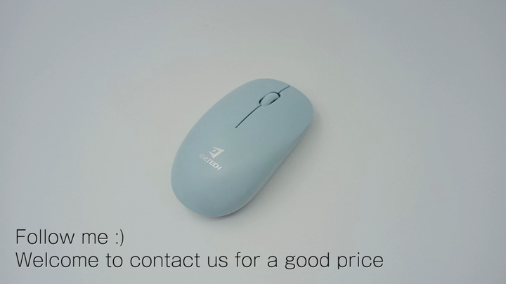 Jertech JR8 Wireless Mouse - Ultra-Thin, Ergonomic, and Reliable
