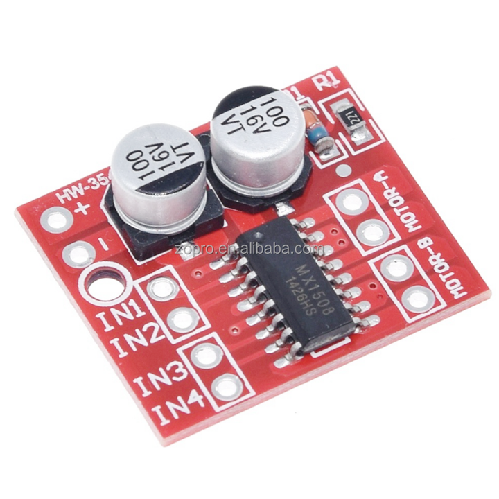 Dual Channel DC Motor Driver Module Bidirectional PWM Speed Control & H ...