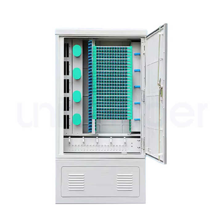 Factory Custom FTTH Outdoor Cabinet 96 144 288 Core Fiber Optic Cross ...