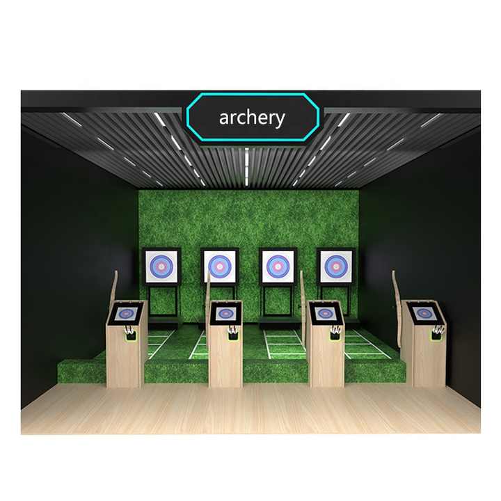 Indoor Entertainment Simulation Archery Hall Machine Playground Archery ...