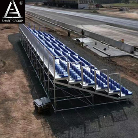 Temporary Grandstand Seating System Stadium Metal Demountable Tribune ...