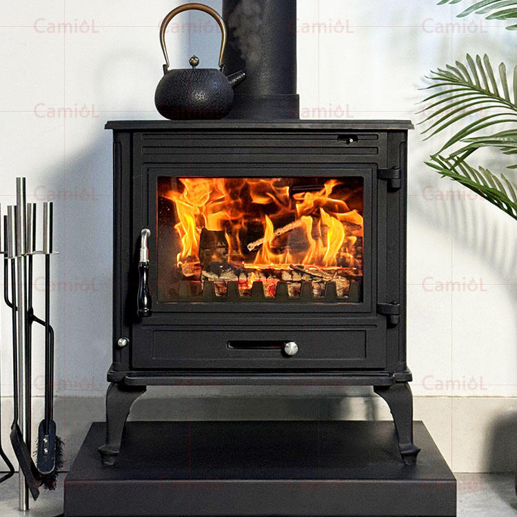 2026 High Quality Wood Burning Cast Iron Stove Door Indoor Fireplace ...