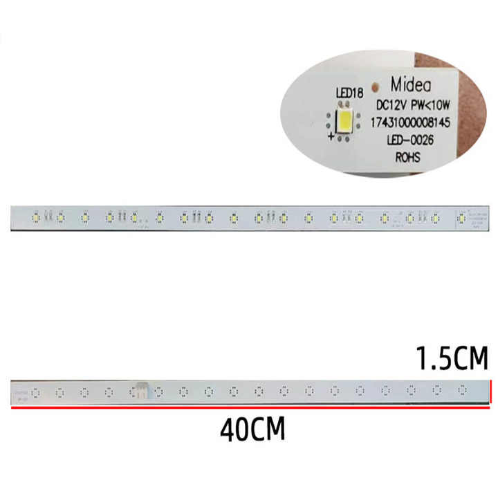 Midea Refrigerator LED Lighting Strip - BCD-460WGPM17431000008145