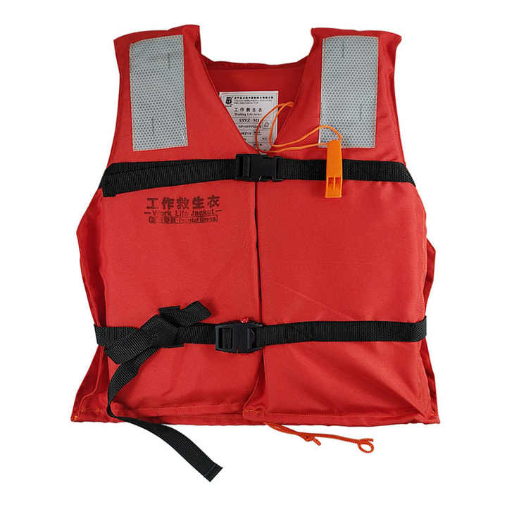 IMPA 331172 - Red Color Nylon Reflective Belt Flotation Vest