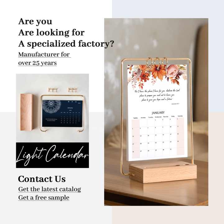 Custom Print Calendars - Business Gift Set 2025 Planner