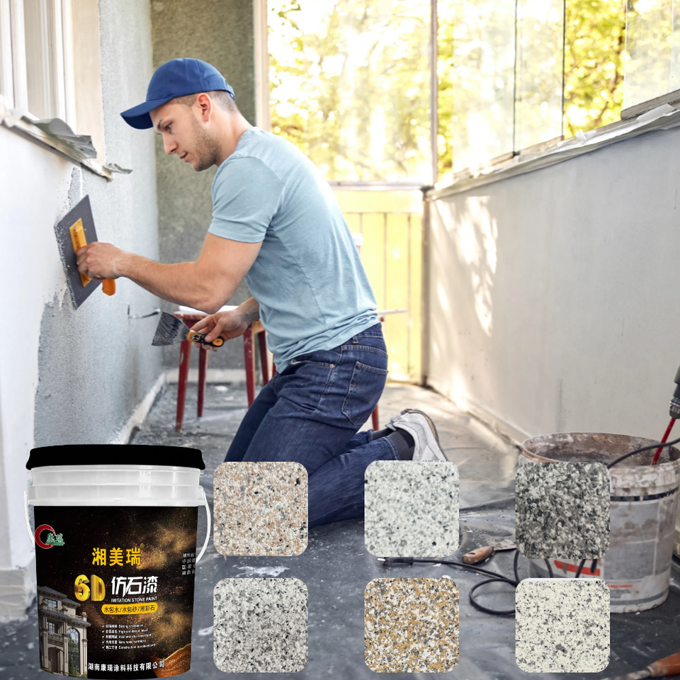 Liquid Granite Stone Paint - Easy Application with Spray