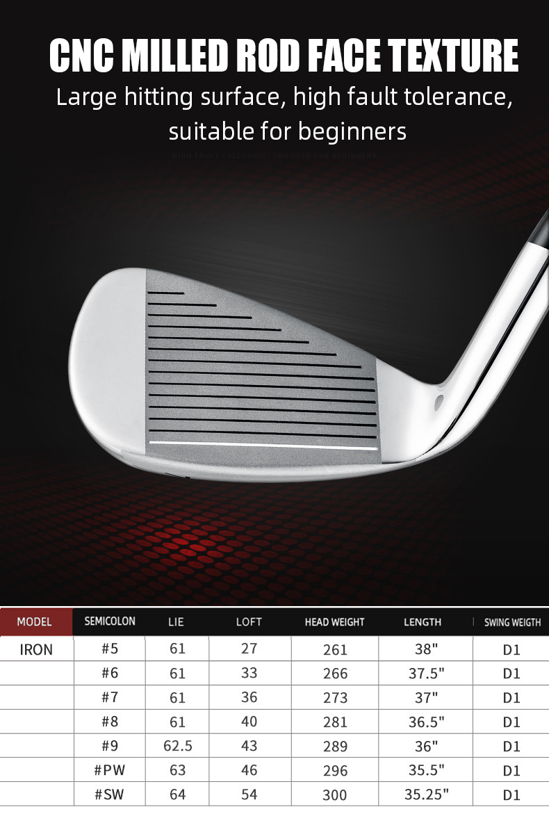 PGM TIG037 junior golf club 7 irons ladies CNC wholesale golf irons-企业官网