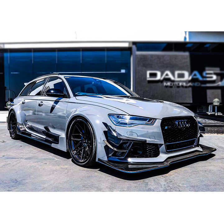 Darwinpro DTM Style Full Carbon Fiber Wide Body Kit Set for Audi RS6 C7 ...