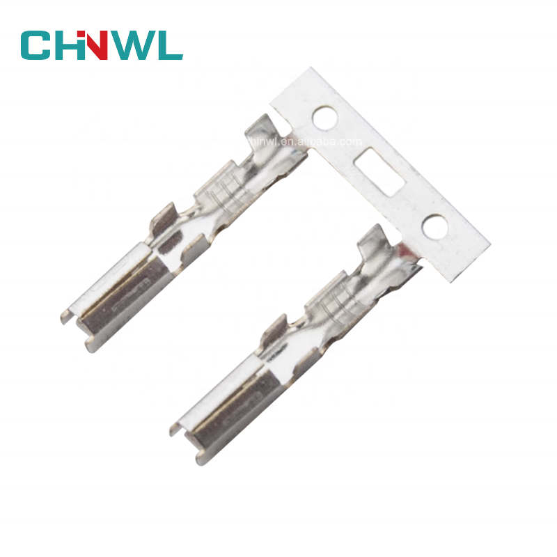 Automotive Copper Connector Terminal Female Spring Crimping Tin Plated ...