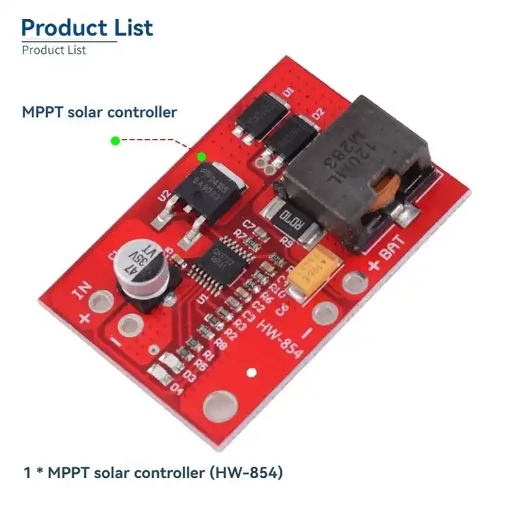 TP4056 Portable 12V/18V Mini MPPT Solar Charger Type-C Controller ...