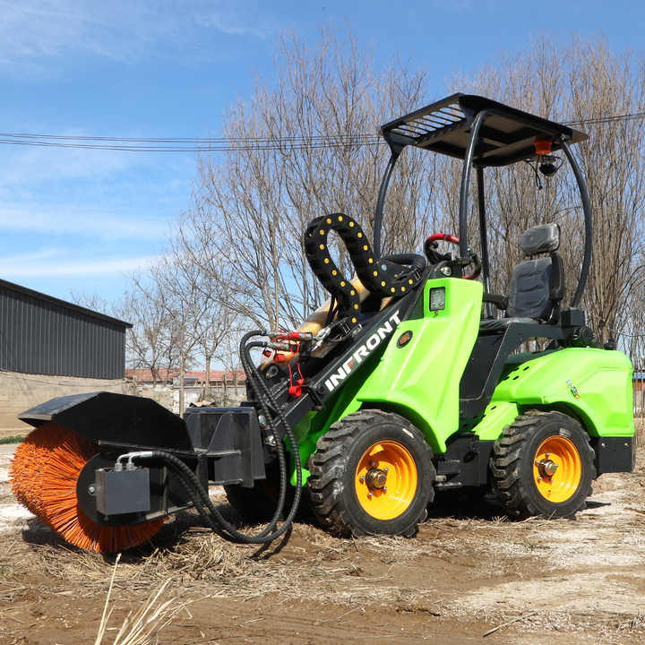 Chinese Mini 4Ton Electric Crane with Boom Telehandler Skid Steer ...
