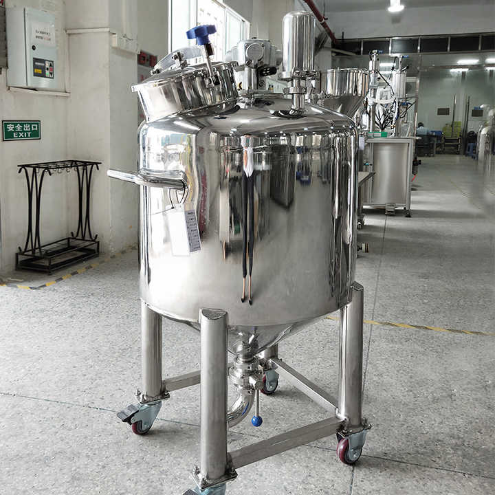 Custom Storage Tank with Agitator Mixer - 500L Stainless Steel