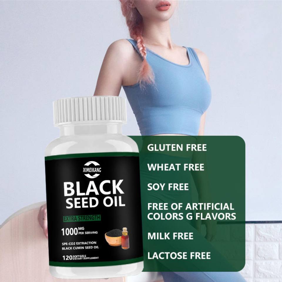 OEM Natural Ingredient Black Cumin Seed Oil Extract Supplement Soft ...