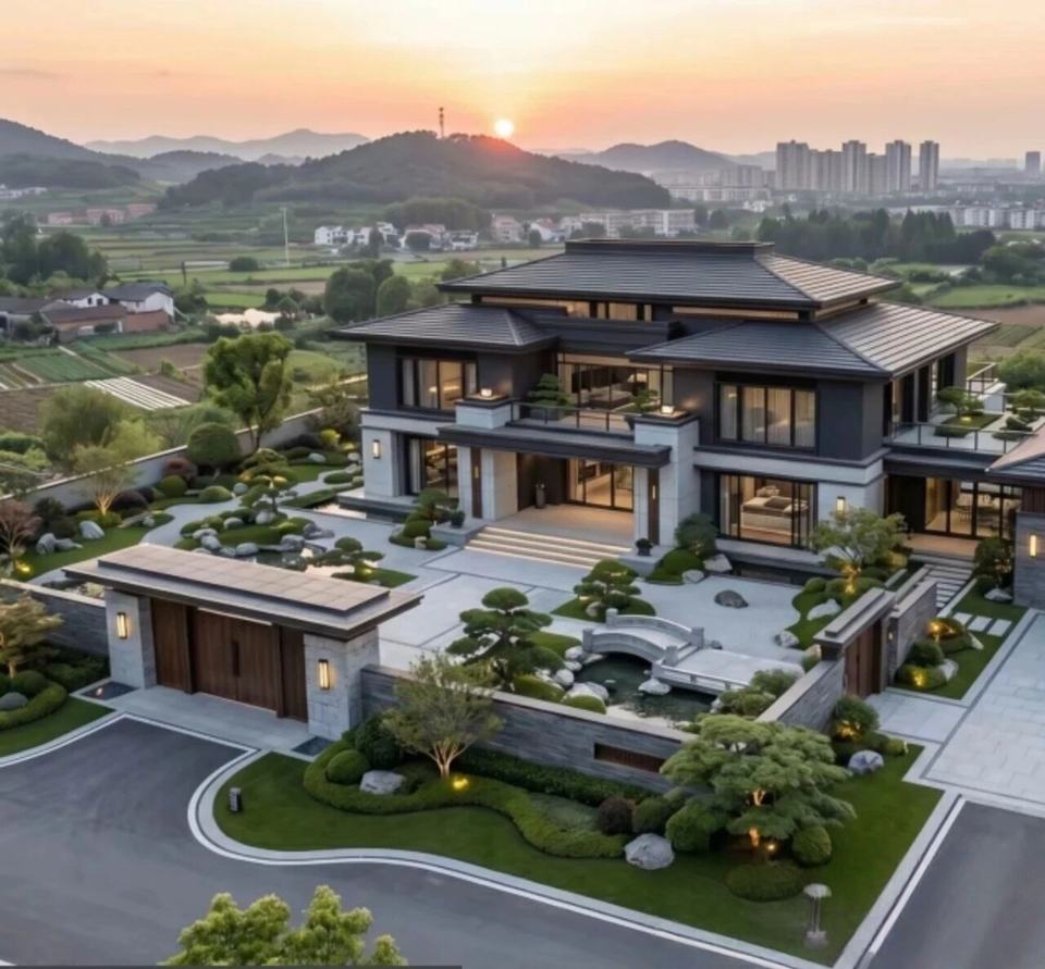 A Two-storey Steel Structure Villa with Five Bedrooms and a Spacious ...