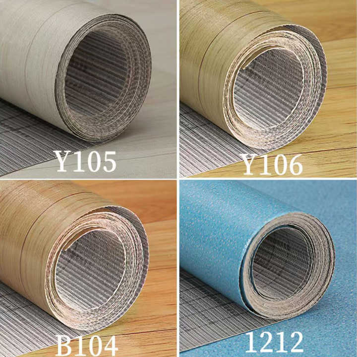 Heterogeneous Eco-friendly Vinyl Flooring Roll Indoor Waterproof ...