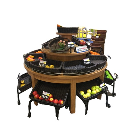 2 tier fruit and vegetable produce display rack shelves/fruit bin ...