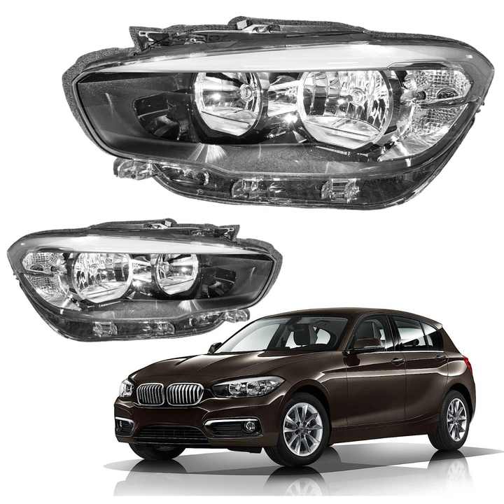 1 Series F20 2015-2018 Halogen Headlamp OEM 63117358391 63117358392 Car ...