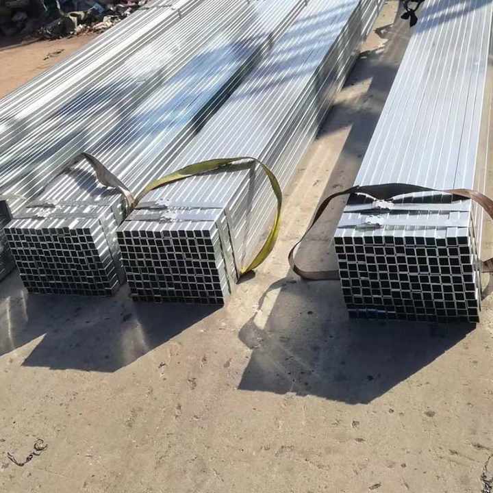 Pre-Galvanized Square Rectangular Hollow Section Construction Steel ...