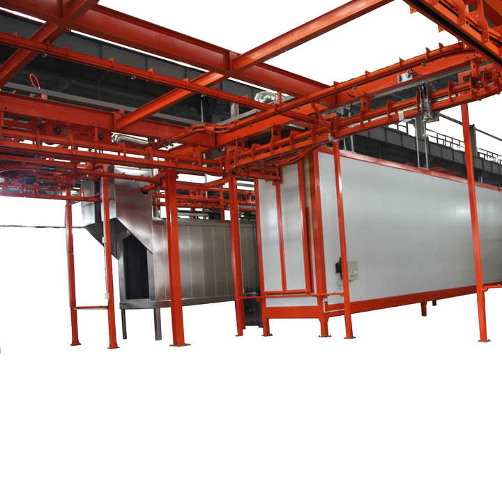 Overhead Hanging Industrial Conveyor System Chain Trolley Powder ...