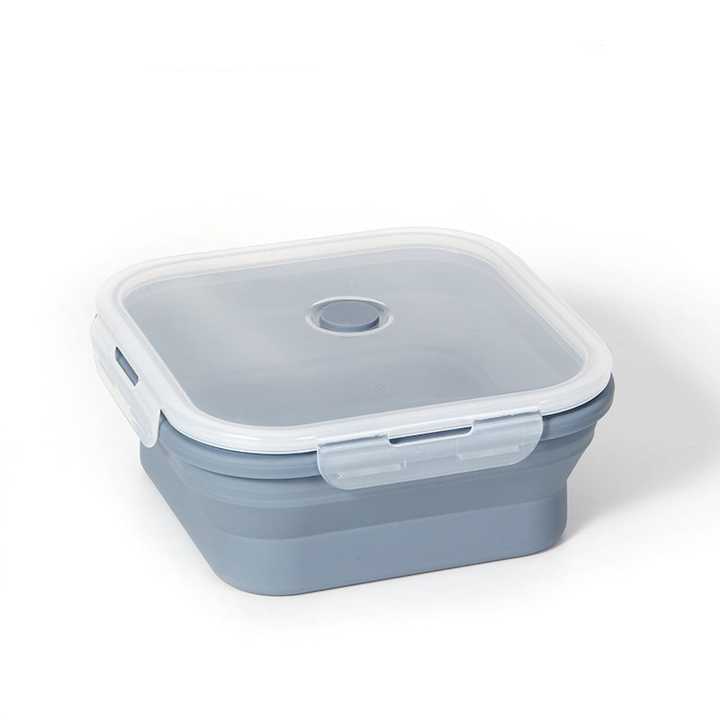 900Ml Hot Sales Collapsible BPA Free Silicone Food Storage Container ...
