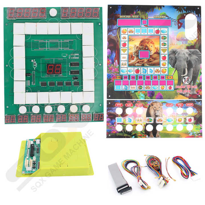 DIY Arcade PCB Board Football Star Multi Game Machine Kit With Mario ...