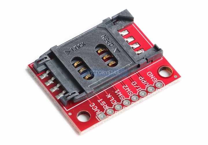 Original Genuine Sim Card Module Sim Card socket breakout with pin bank ...