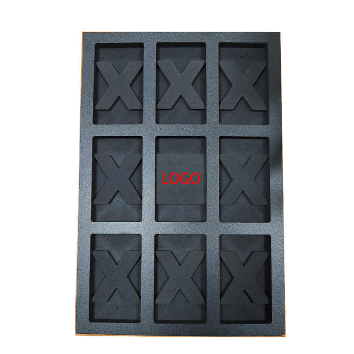 EVA Foam Insert Carbon Fiber 9 Pocket Sports Card Display
