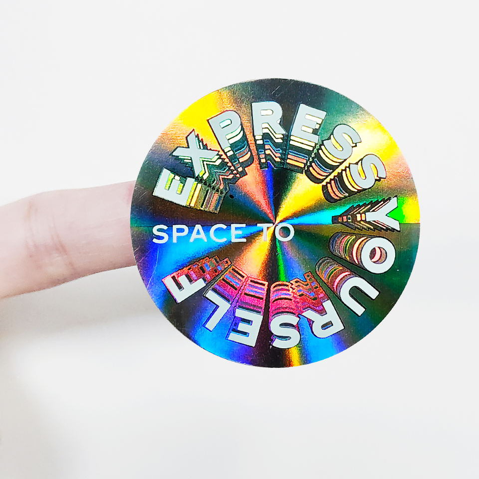 Manufactur 3d Security Hologram Label Custom Holographic Qr Code Anti ...