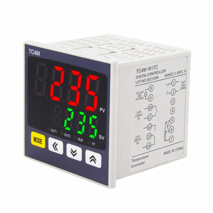 48*48mm PID Control 100-240VAC TC4S Relay SSR Output