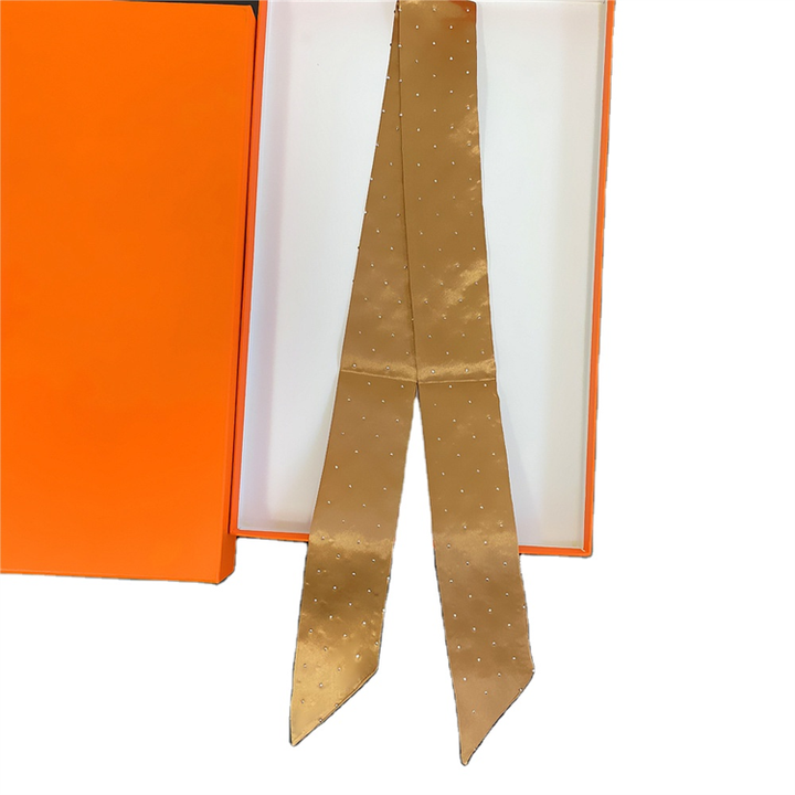 Long Silk Hair Scarf Wild Spring And Autumn Hairband Hair Accessories ...