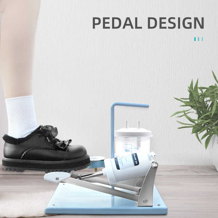20L/min H004 Medical Manual Electric Pedal Suction Machine Foot ...