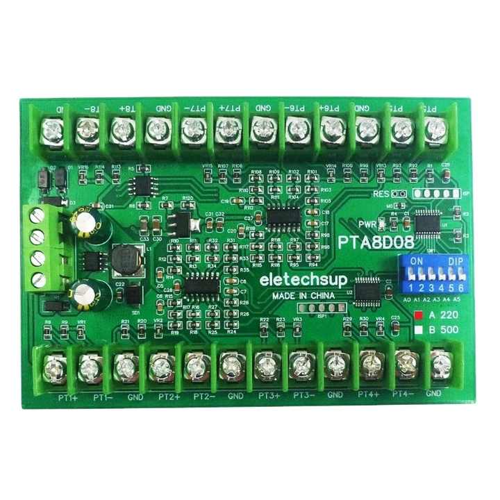 PTA8D08 8CH RS485 Temperature Sensor Acquisition Module