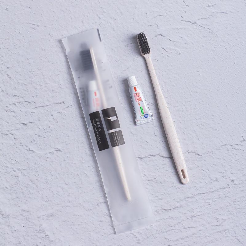 Custom Hotel Toothbrush and Paste Set Disposable Hotel Supply Set With ...