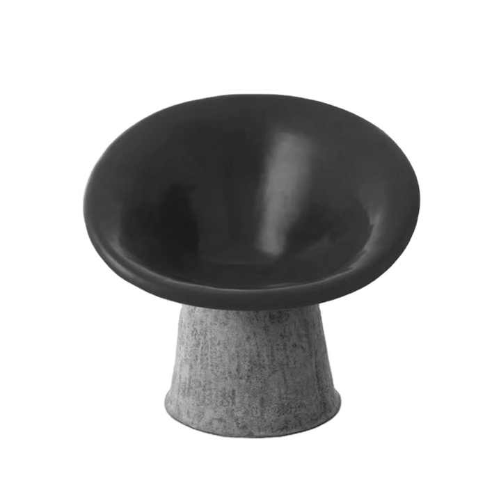 Italian designer growing mushroom chair fiberglass park hotel cement ...