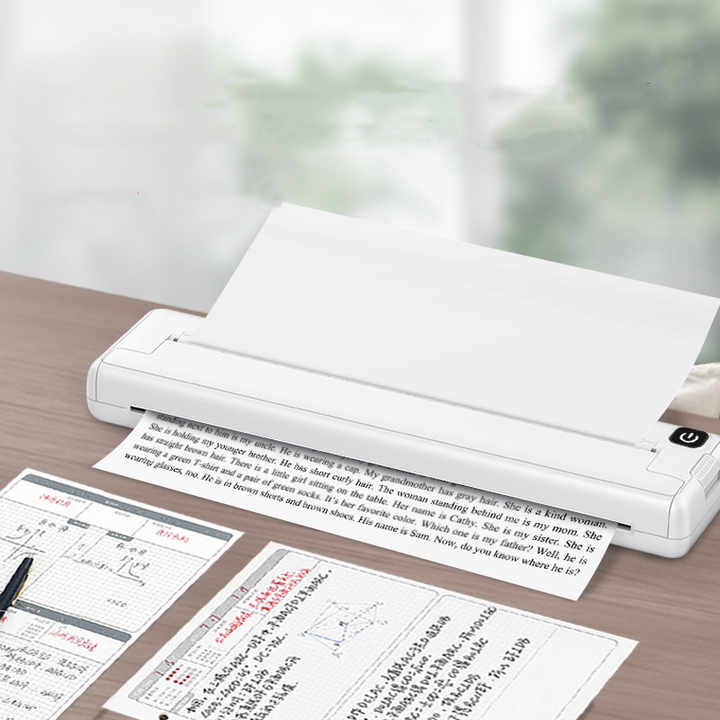 Mini A4 Pocket Printer - Sticker Wireless Inkless Printer