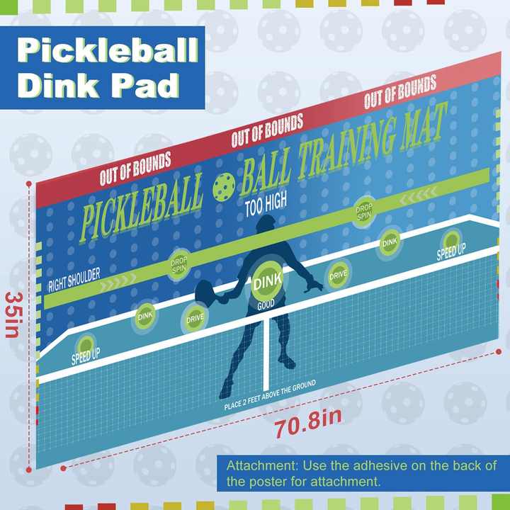 Improve Your Pickleball Skills with Wall-Mounted Training Pad