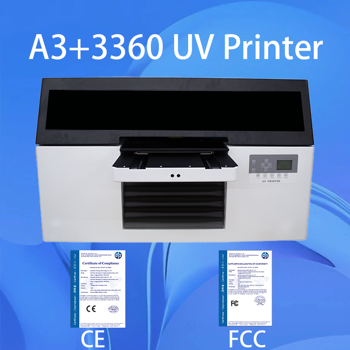 A3 Automatic UV Flatbed Digital Printer with XP600 Printhead for ...