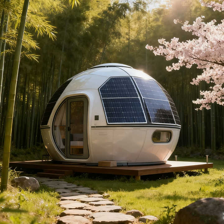 Luxury Mobile Home Space Capsule CE Certified Prefab Movable Kitchen ...