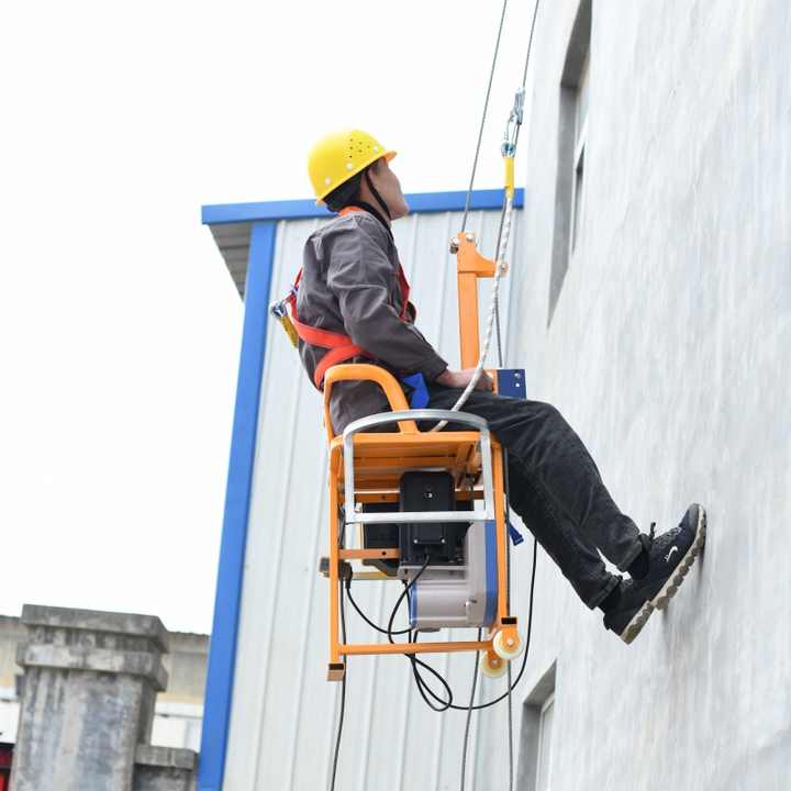 Safety Building Cleaning Construction Work Rope Suspended Platform ...