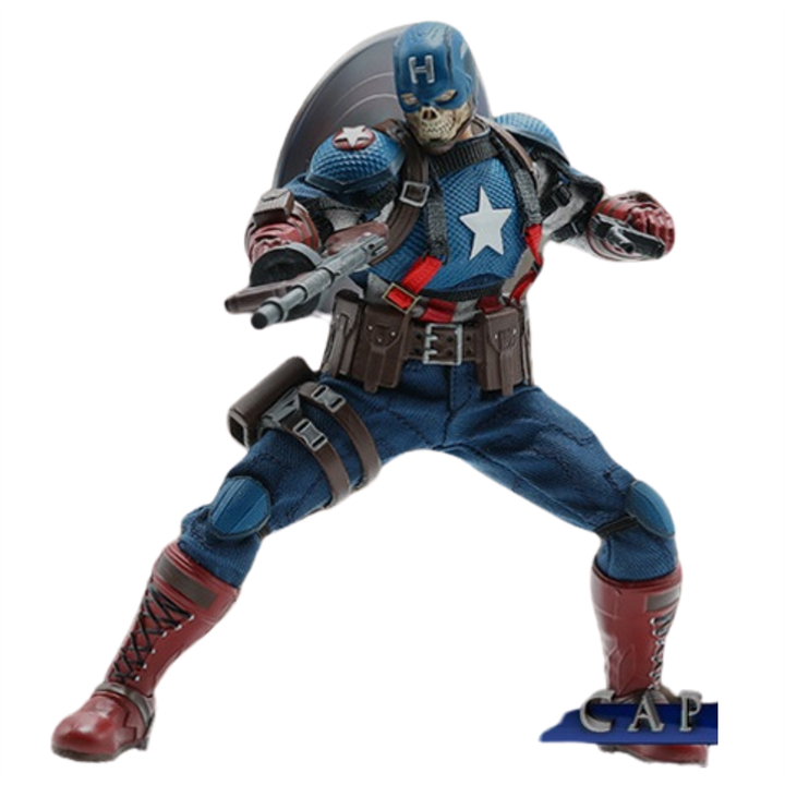 Resin Action Figure Anime Superhero America Hero PVC Cartoon Model ...