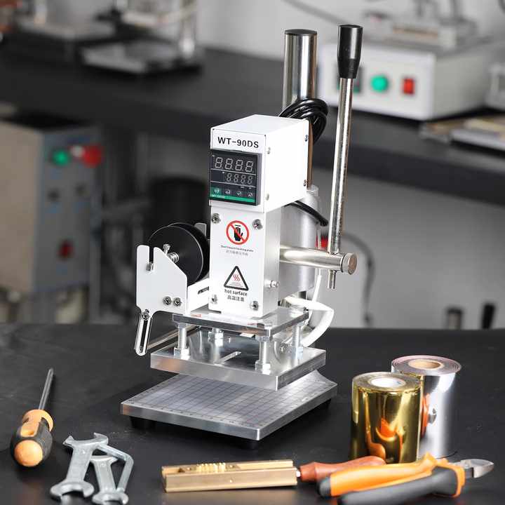 Hot Foil Stamping Machine Logo Leather Pressure Mark Machine Hot Foil ...