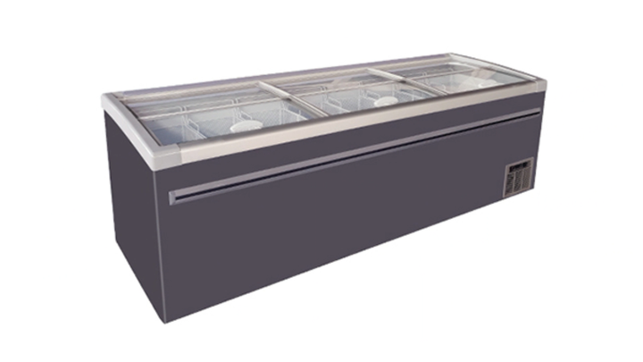 Commercial Chest Display Freezer Supermarket Refrigerated Showcase ...