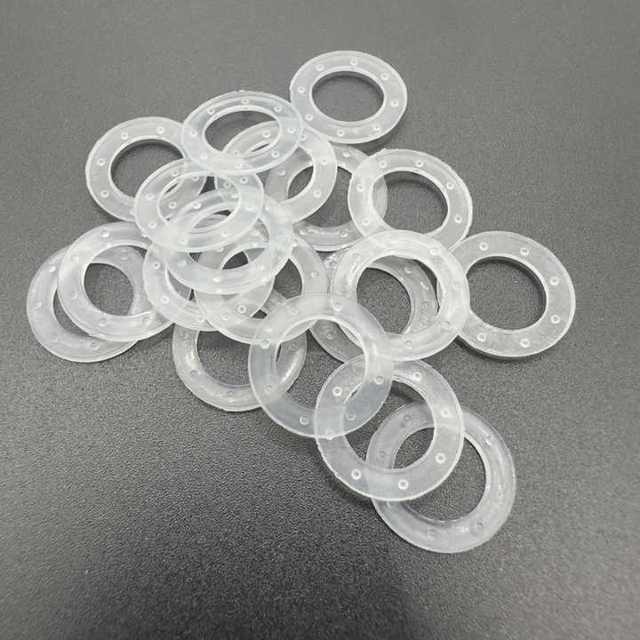 Transparent Plastic Garment Eyelets for DIY Crafts and Stationery for ...