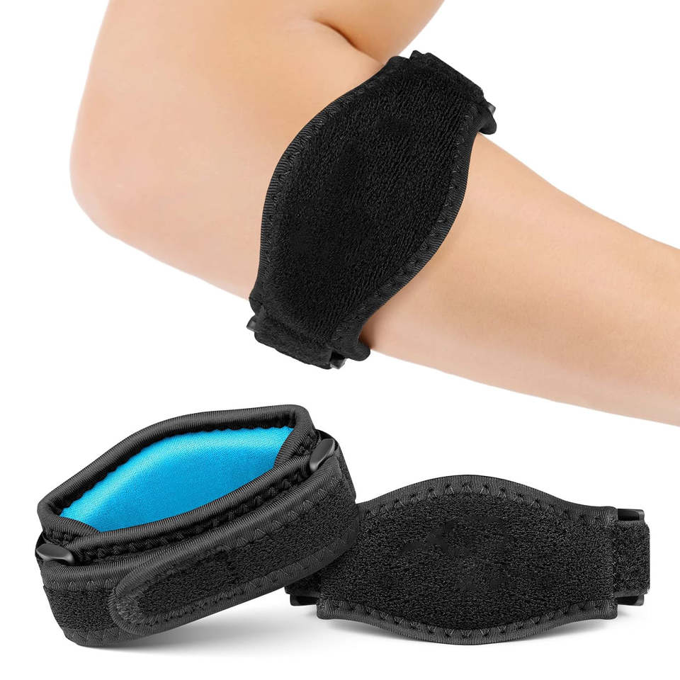 Adjustable Elbow Support Strap Elbow Brace with Compression Pad for ...